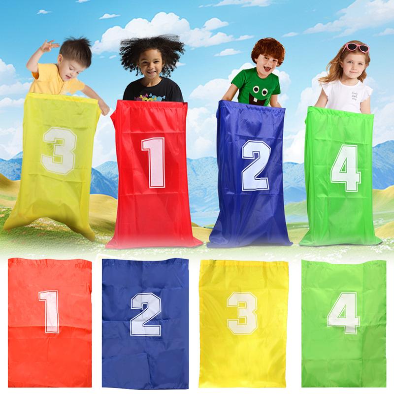 SH 4Pcs Outdoor Sports Props Kangaroo Jumping Bag Sack Race Games ...