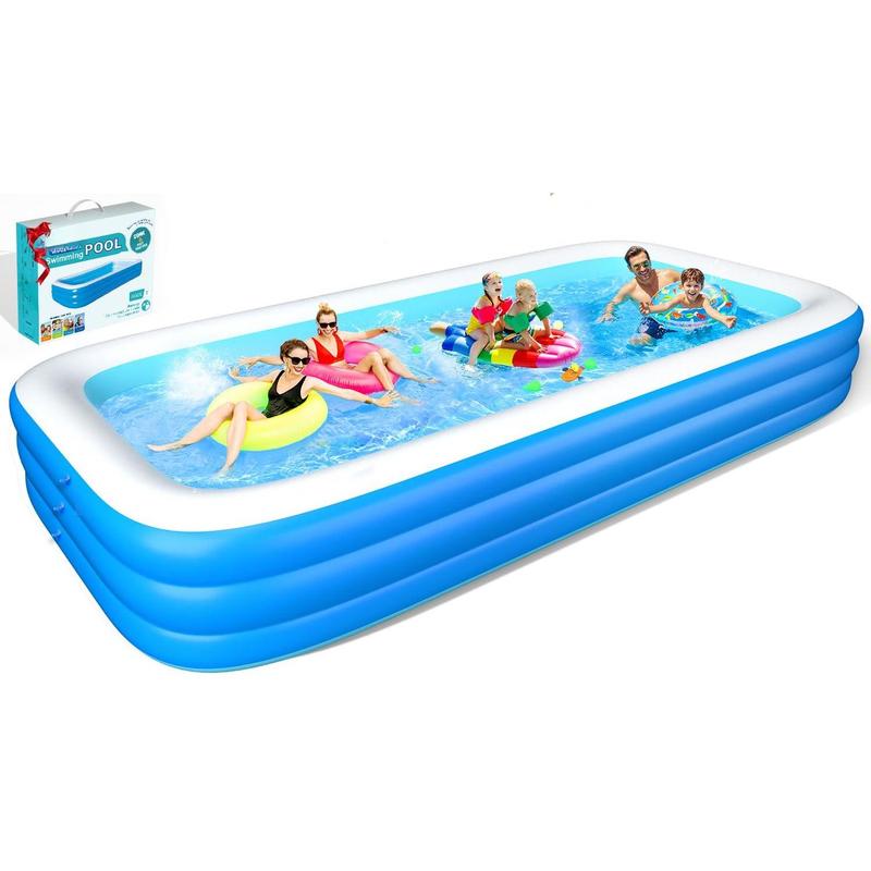 Extra Large Inflatable Pool For Adults 140" X 70" 22" Oversized ...