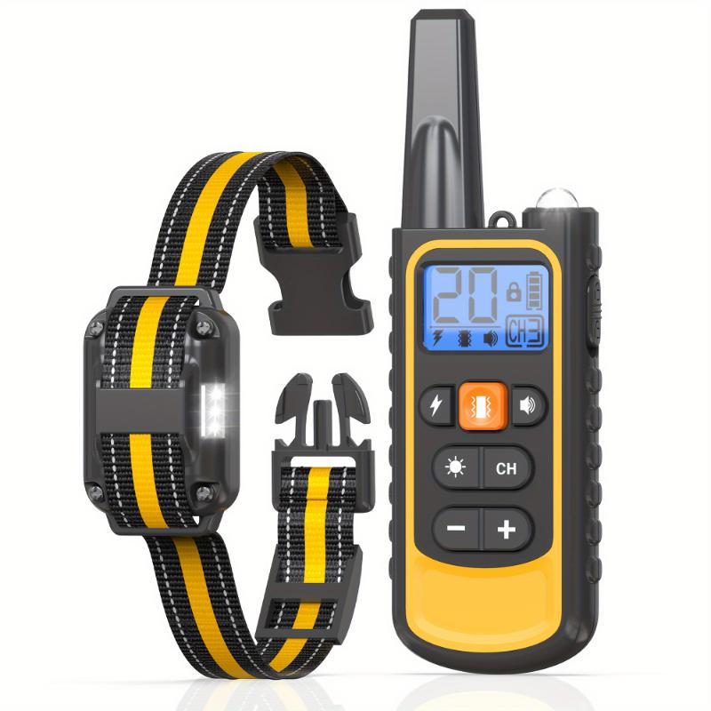 pet 3300ft Range Dog Training Collar with Remote - USB Rechargeable, 4 ...