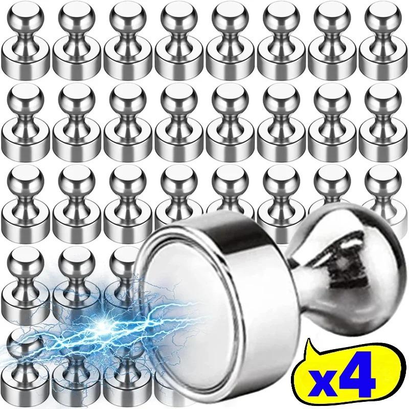 2/4Pcs Strong Magnet Clip Magnet Tack Neodymium Magnetic Pushpins ...