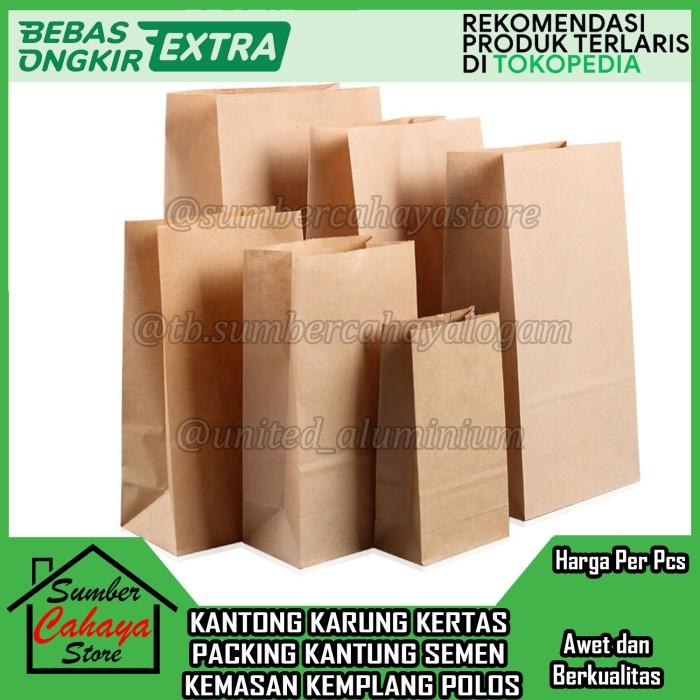 Kantong Karung Semen Packing Kemasan Kertas Pak Pakk Coklat Peking ...