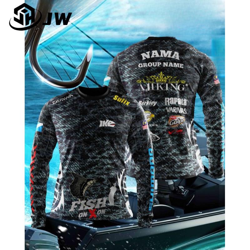Baju Memancing, Lengan Panjang, Untuk Lelaki, Pelindung Matahari ...