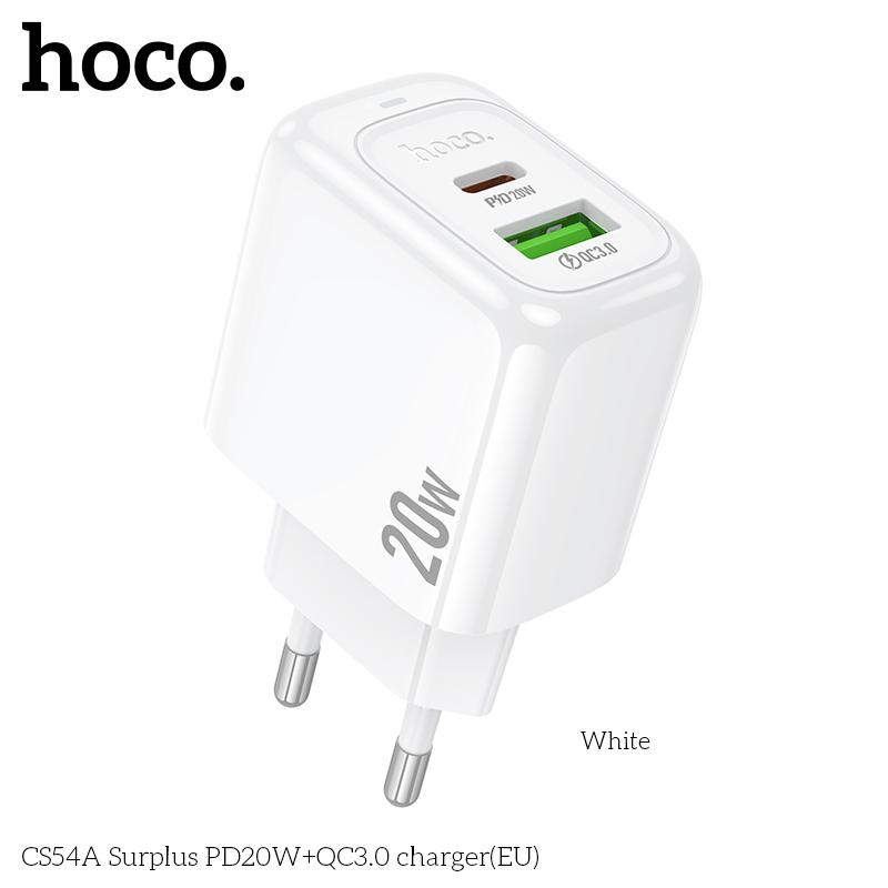 Củ sạc nhanh 20w Hoco CS54A có 2 cổng USB + Type C, chân cắm - TikTok ...