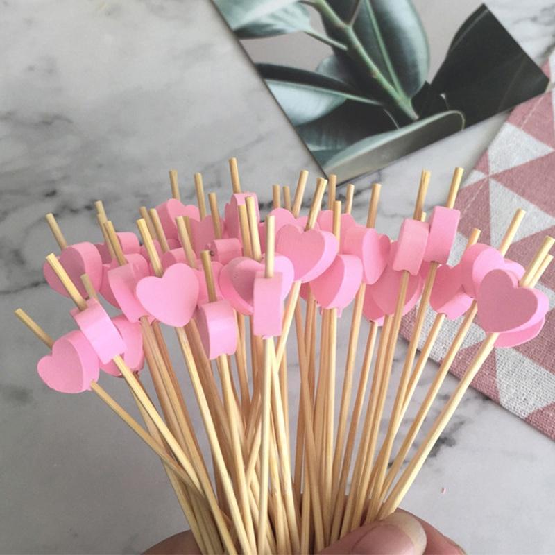 Cocktail Sticks 100 Counts Toothpicks Party Supplies Frill Finger ...
