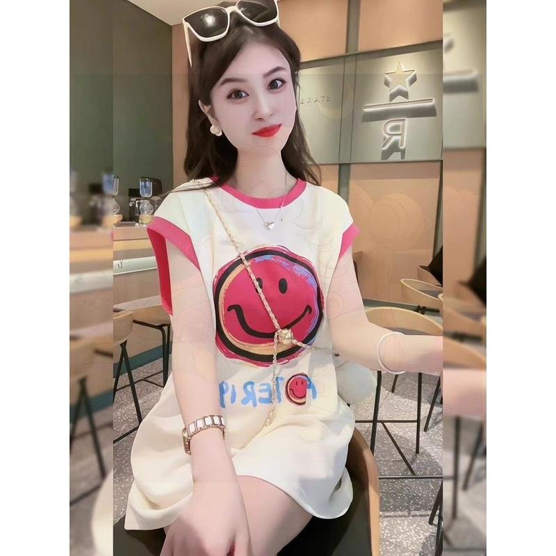 Baju Atasan Lengan Pendek, untuk Wanita, Longgar, Baju-T Tanpa - TikTok Shop Malaysia