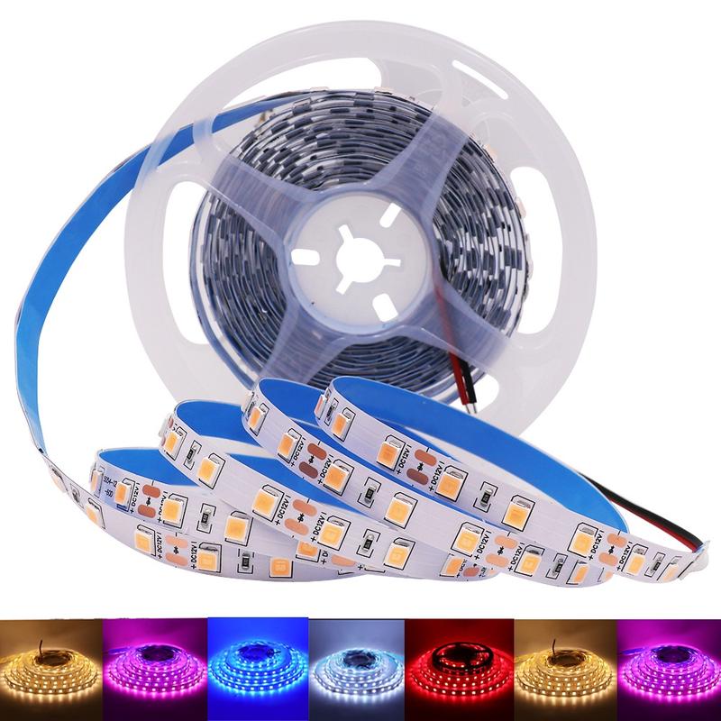 5V/12V 2835 60Leds White/Warm White/Blue LED Strip TV Backlight ...