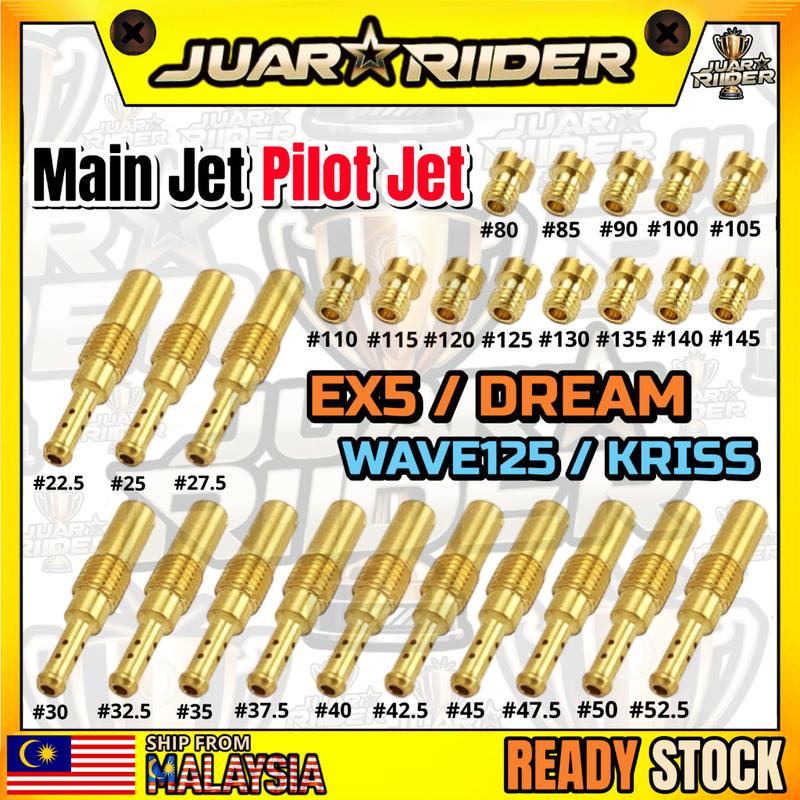 Pilot Jet Main Jet Motor Honda EX5 HP GBO Wave125 W125 KRISS - TikTok ...