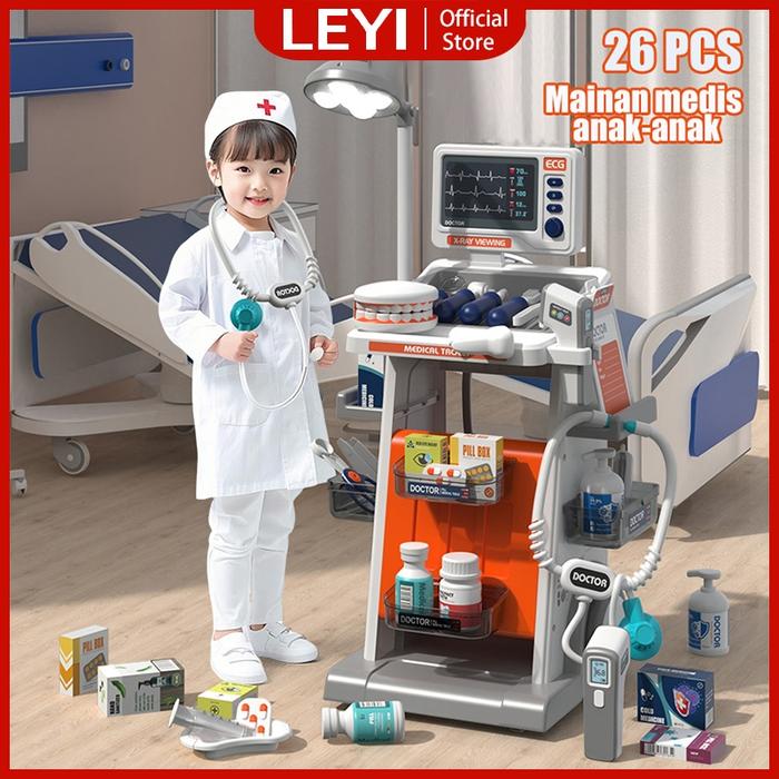Promo LEYI Dokter Dokteran Mainan Anak Pendidikan Simulasi Dokter ...