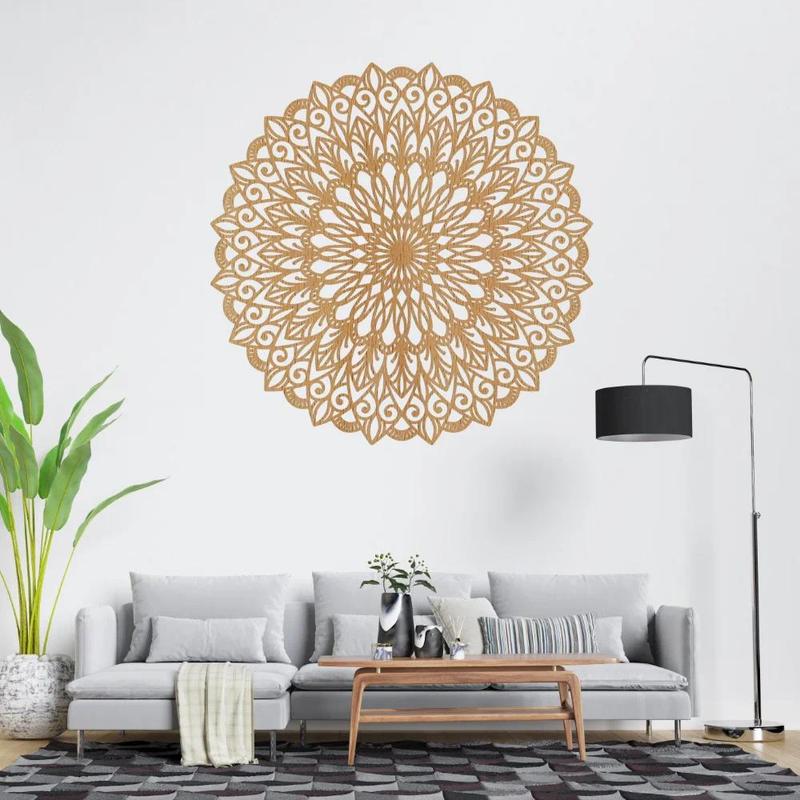 Elegant Metal Mandala Wall Panel, Floral Theme Design, Ideal - TikTok ...