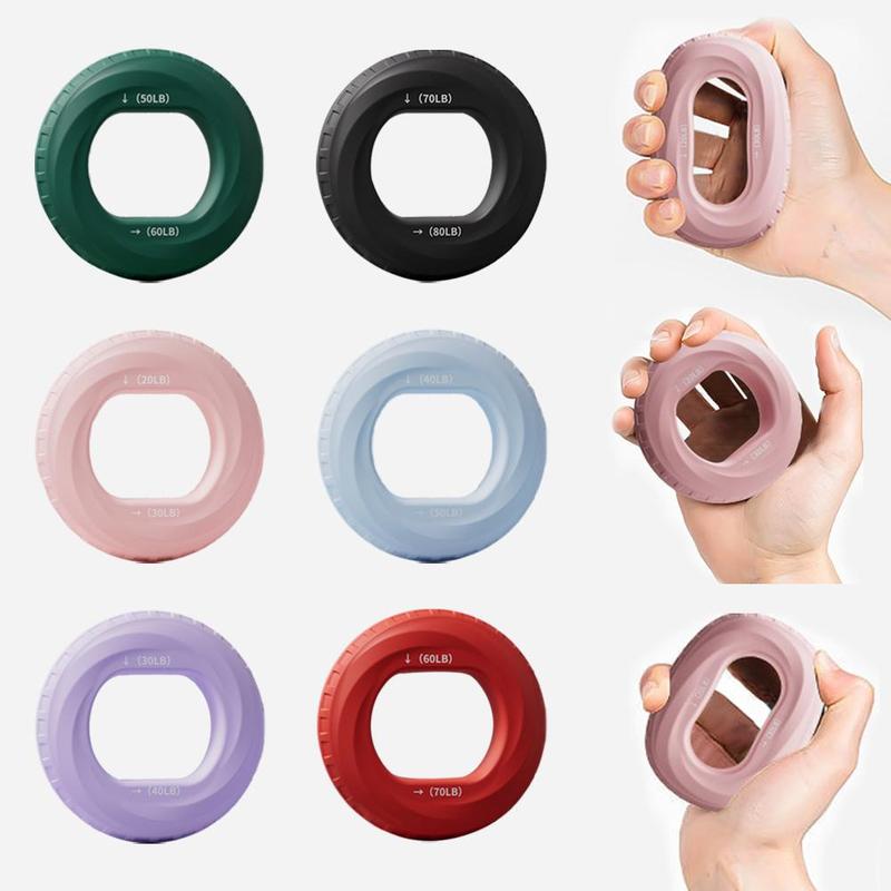 Silicone Grip Ring Student Five Finger Strength Training Exercise ...