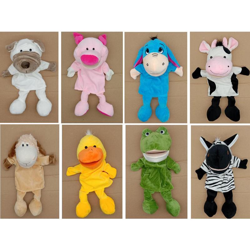 Cute plushies Hand Puppets Animal theater muppets sock puppet babies ...