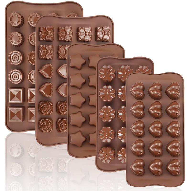 Acuan Coklat Silikon, 1 Keping, untuk Bom Lemak, Makanan Ringan dan ...