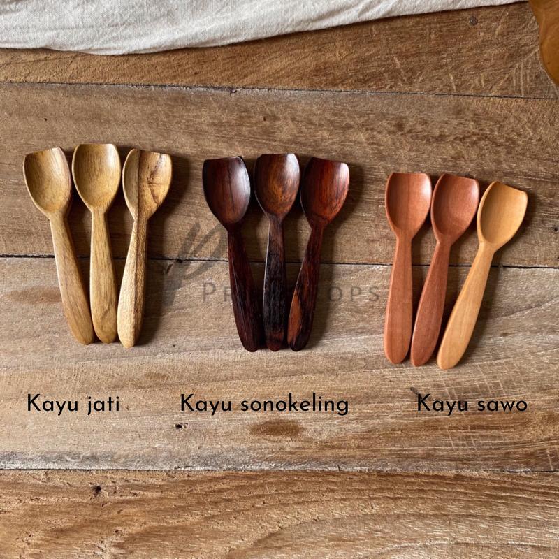 KAI - Sendok Mini Kayu, Sendok Bumbu Kayu - Shop | Tokopedia