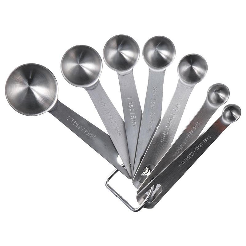 wallerab 7 Pcs Home Bakin 1 tsp Kitchen Cooking 1/4 tsp 1/8 tsp ...