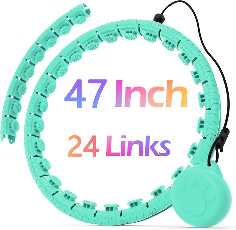 Infinity Weighted Hoop with 24 Links(47 Inch),Weighted Hula Hoop ...