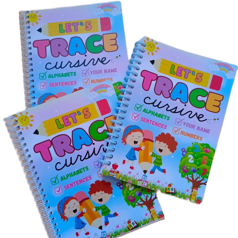 Cursive Tracing Workbook for Kids - Name, Alphabet, and Sentence ...