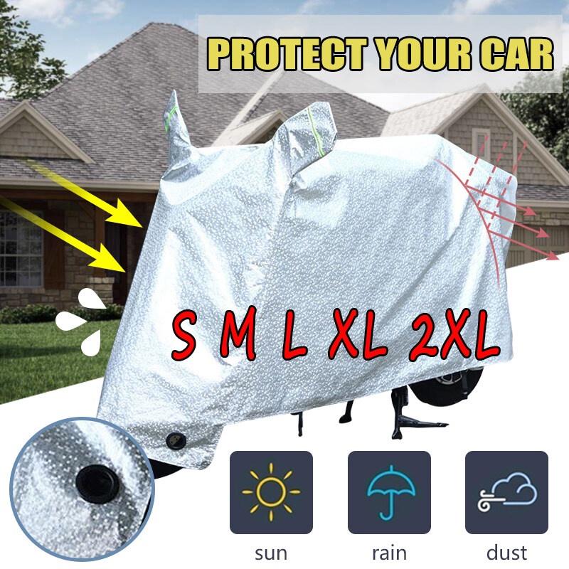 Waterproof Motorcycle Cover Dust Proof Scooter Motorbike Snowmobile ...