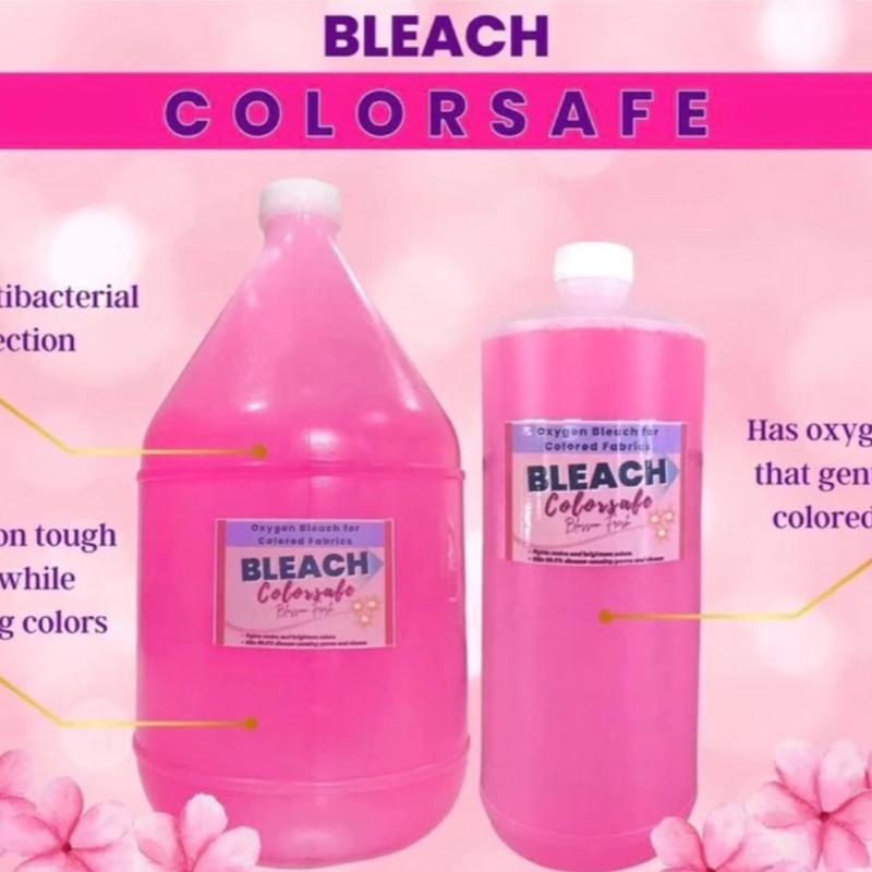 1LITER ZONRX color safe bleach / 1LITER DOMX ultra thick Toilet ...