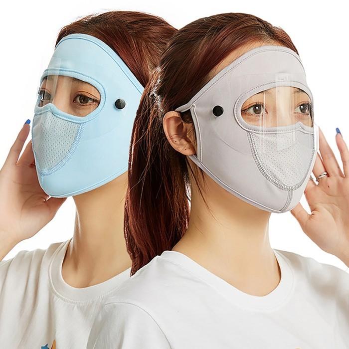 Jual Masker Balaclava 2in1 Topi Kacamata Bening Pelindung Make Up Wajah ...