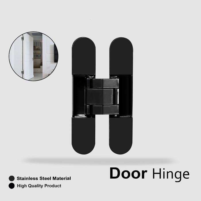 Promo Nicole Engsel Tanam Pintu Engsel Concealed Invisible Hinges Black ...