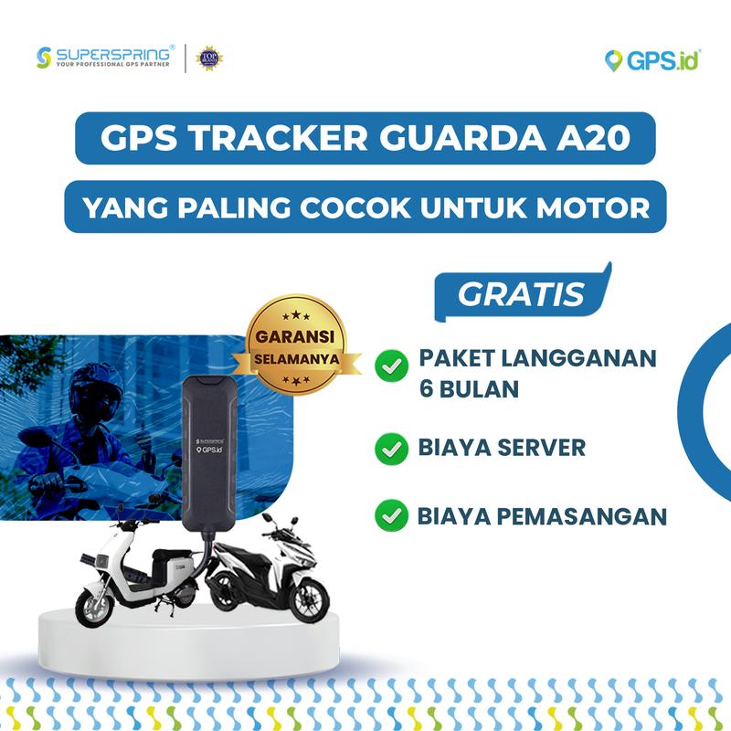 GPS Tracker SUPERSPRING A20 - Shop | Tokopedia