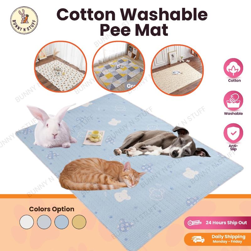 Pure Cotton Washable Pee Mat Anti Slip Pet Rabbit Dog Cat Baby - TikTok ...