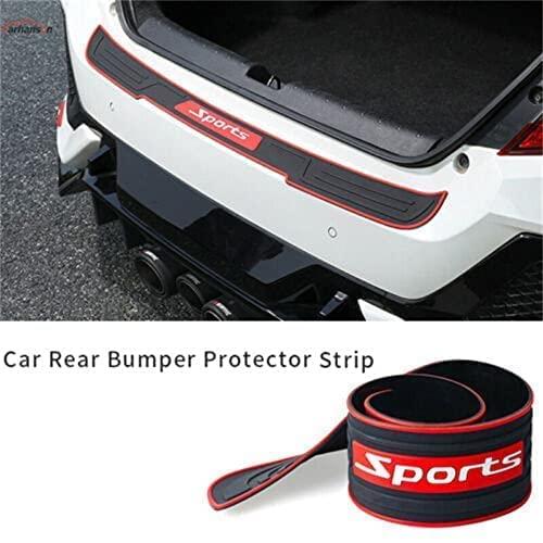 Rear Bumper Protector, Rubber Scratch Resistant Trunk Entry Guards ...