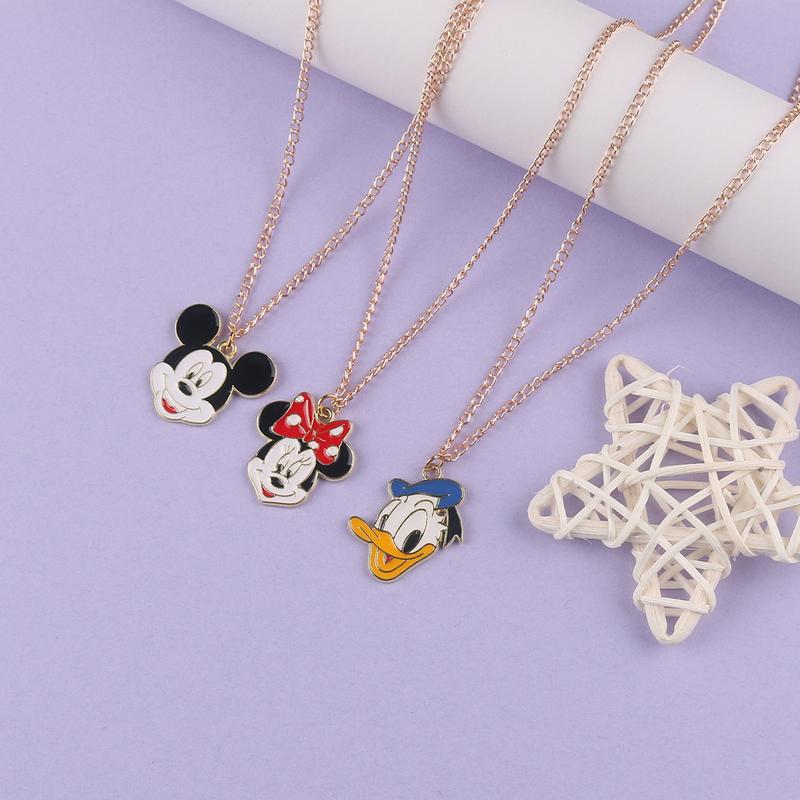 Cartoon Mickey Mouse, Mickey Donald Duck, Drip Oil Alloy Necklace ...