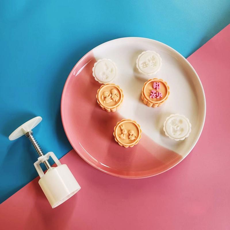Chao 50g Rabbit Shaped Plastic Mooncake Stamps Mooncake Moulds - TikTok ...