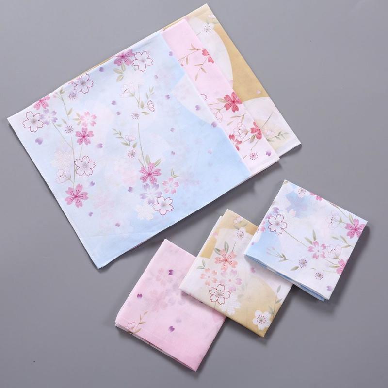 Printed Women's Old-Fashioned Fashionable Soft Handkerchief Thin ...