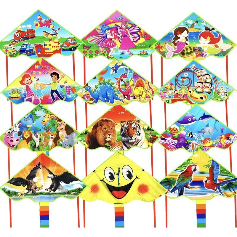 Cartoon Triangle Kite kids kite layang - TikTok Shop Malaysia