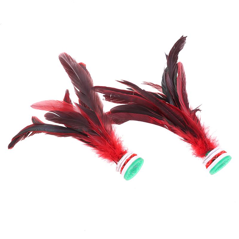 [wil]2PCS China Jianzi Colorful Fancy Feather Shuttlecock for Fitness ...