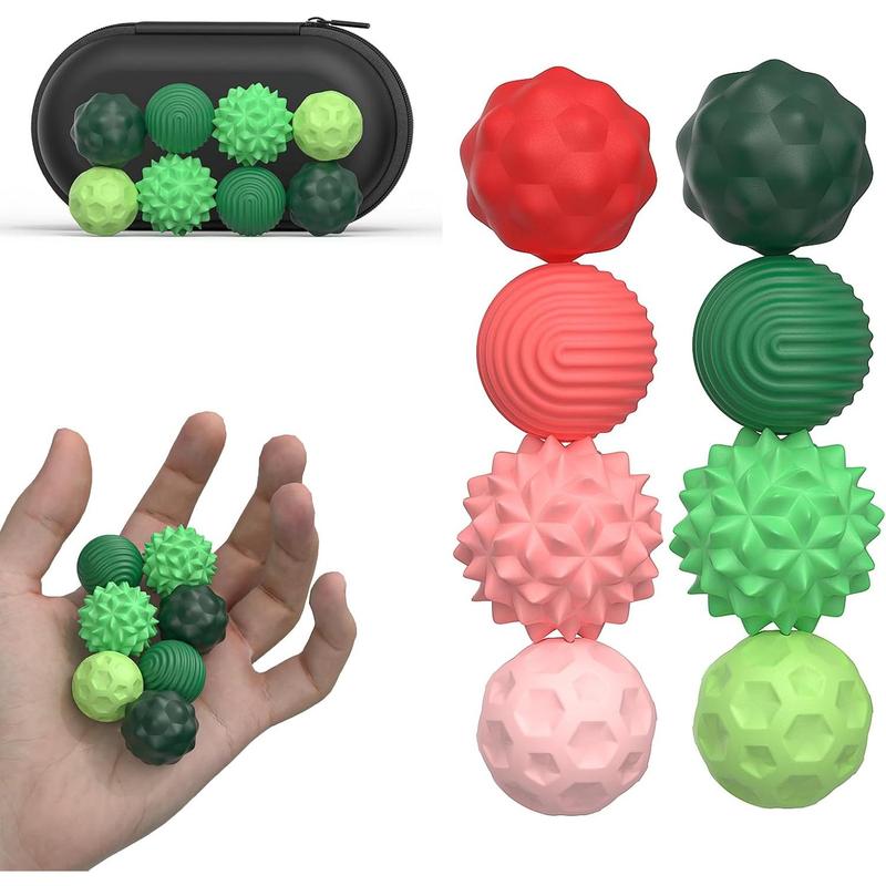 Magnetic Balls Fidget Toy - 8pcs Attraction Balls with Textures ...