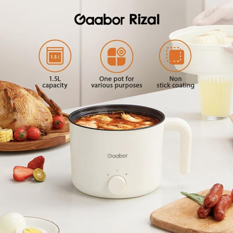 Gaabor 1.5L Mini Rice Cooker, Multi-function Cooker Non- Stick - TikTok ...