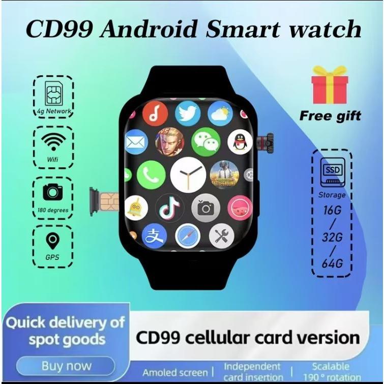 CD99 Smart Watch All Netcom Ultra Thin SIM Card Slot Side Rotating ...