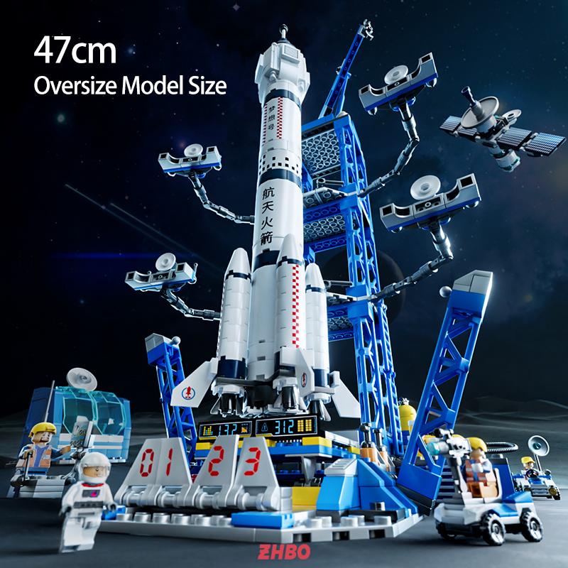 1000Pcs Building Blocks Space Rockets Space Shuttle Bricks Box - TikTok ...