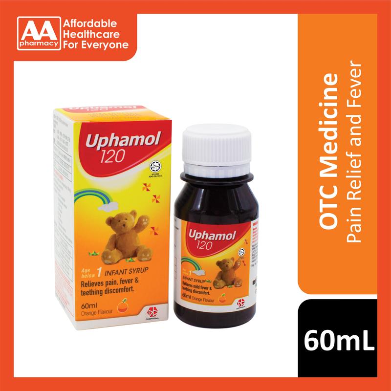 Uphamol 120mg Infant Syrup 60mL (Orange Flavour) - TikTok Shop Malaysia