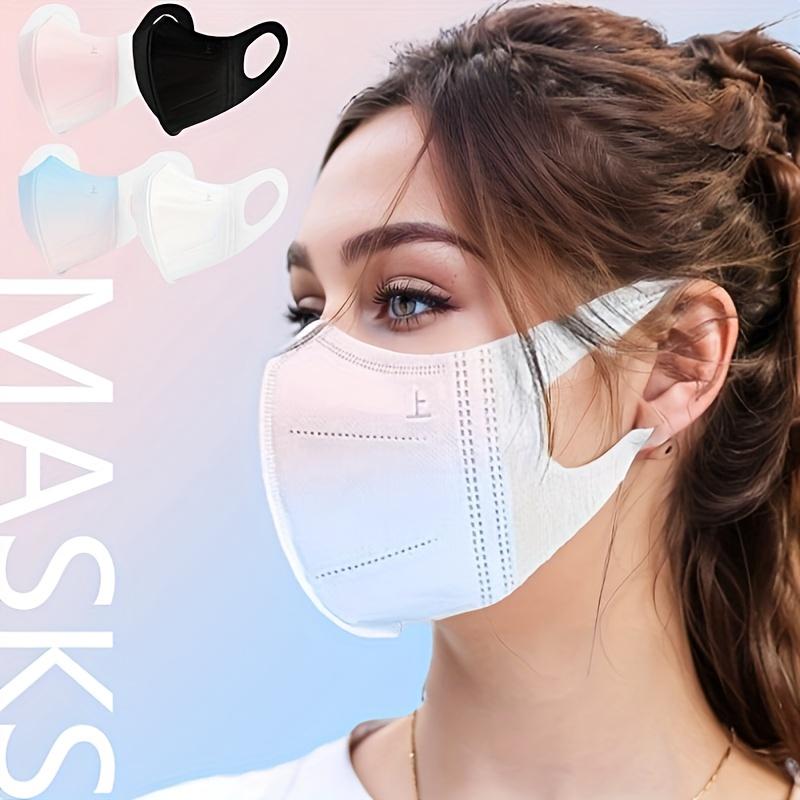 50pcs Visually Appealing Gradient Face Masks, Individually Wrapped ...