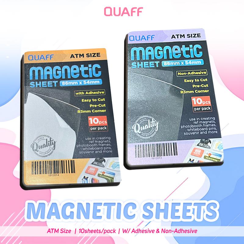 QUAFF Magnetic Sheet with Adhesive/ non-adhesive ATM Size for - TikTok ...