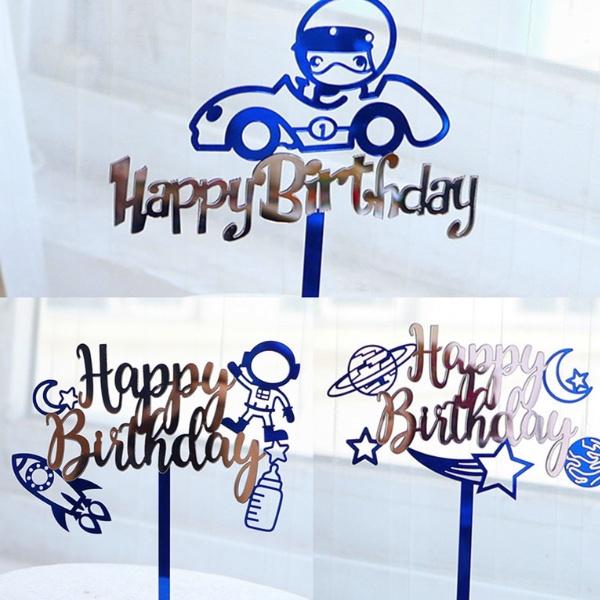Topper Kek Akrilik Angkasawan – Hiasan Kek Hari Jadi l Acrylic - TikTok ...
