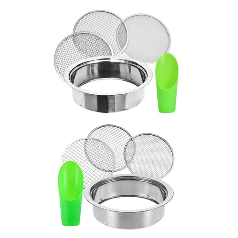 Soil Sieve Sifter Set Garden Sieve Set Gardening Tool Portable - TikTok ...