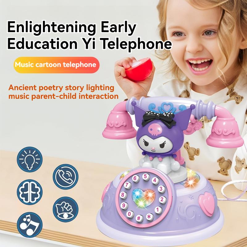 Musical Telephone Toys Kuromi For Kids Infant Early Learnin - TikTok ...