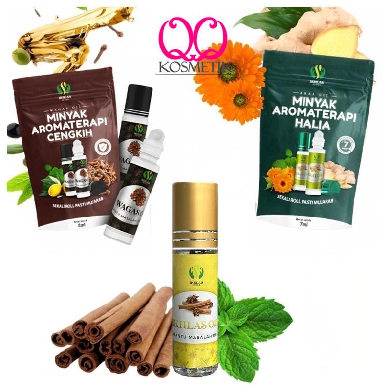 🔥IKHLAS Oil Aromatheraphy | 10ml/7ml Arai Halia/Wagas Cengkih - TikTok ...