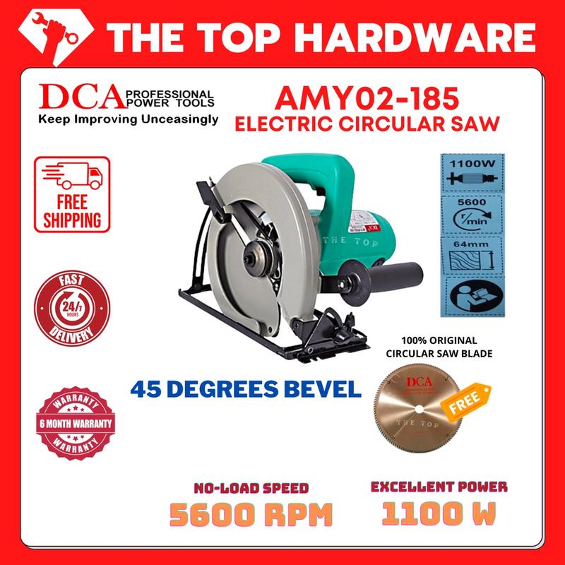 *READY STOCK* DCA AMY02-185 7" ELECTRIC CIRCULAR SAW / MESIN - TikTok ...