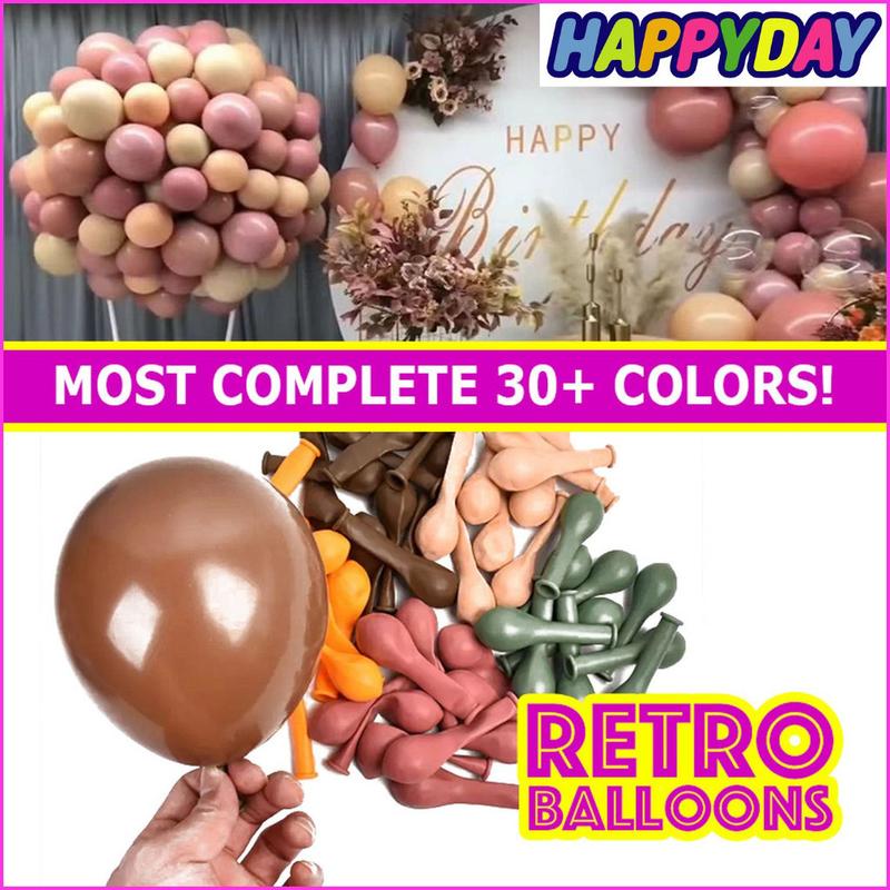 12" 10pcs Retro Balloon Lobotex Party Balloon Party Decoration - TikTok ...