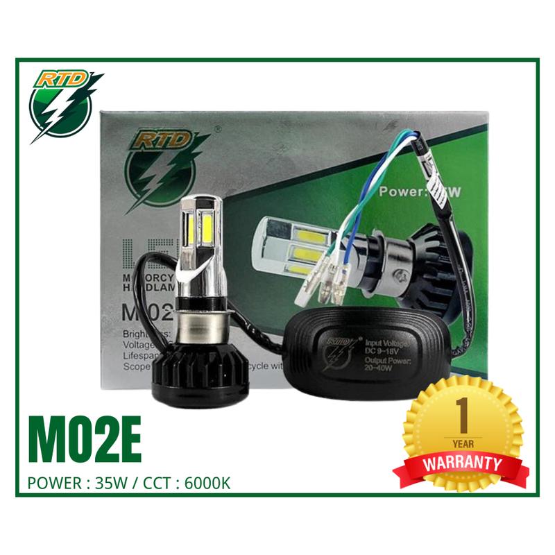 RAYTON RTD AC/DC M02E PNP LED MOTORCYCLE HEADLIGHTS | (ORIGINAL ...