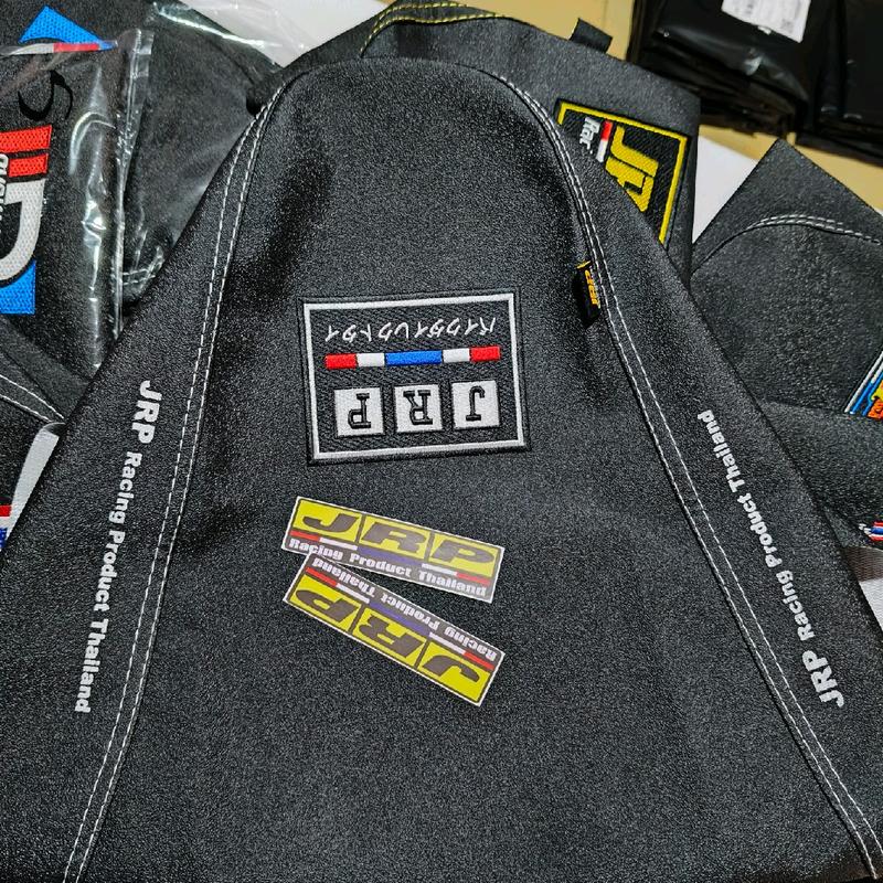 JRP OREO MOTORCYCLE SEAT COVER LIHA TEXTURE Waterproof Logo Embroidery ...
