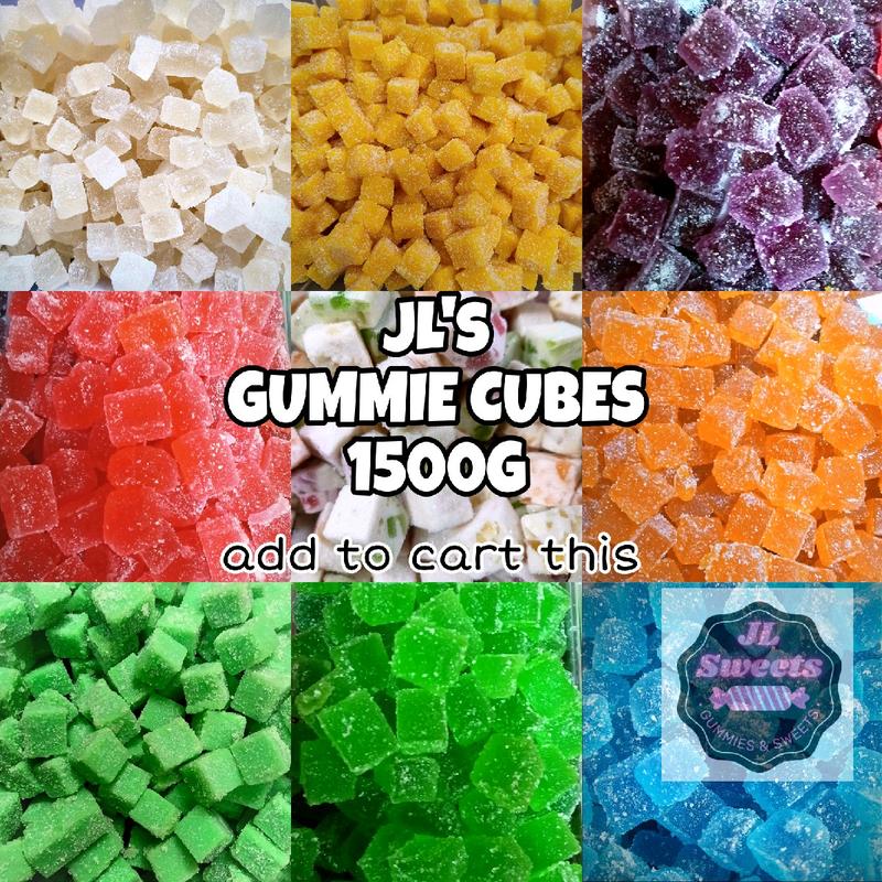 JL's Gummie Cubes 1500g + 130g - TikTok Shop Philippines