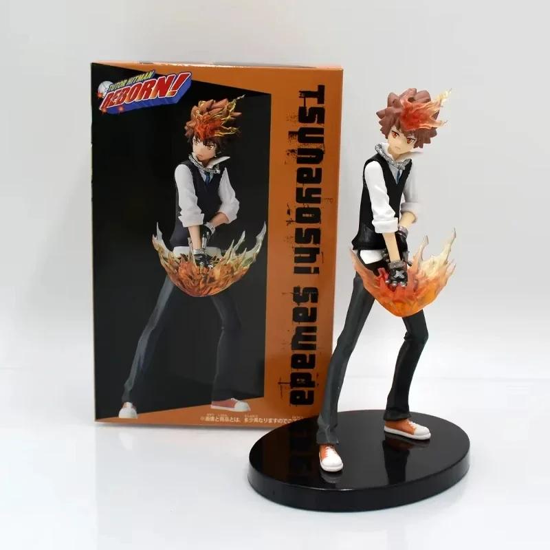 19cm Katekyo Hitman Reborn Figure Sawada Tsunayoshi Action Figure ...