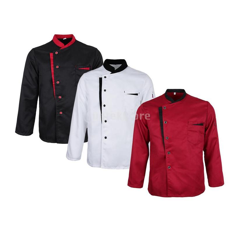 Seragam Chef, Uniseks, CSF3T, Sesuai untuk Chefs, Memakai Kerja ...